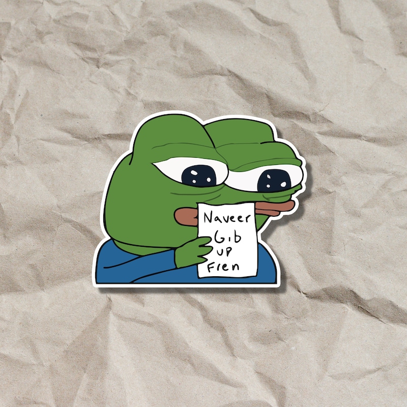 Pepe Frog Decal - Etsy Israel