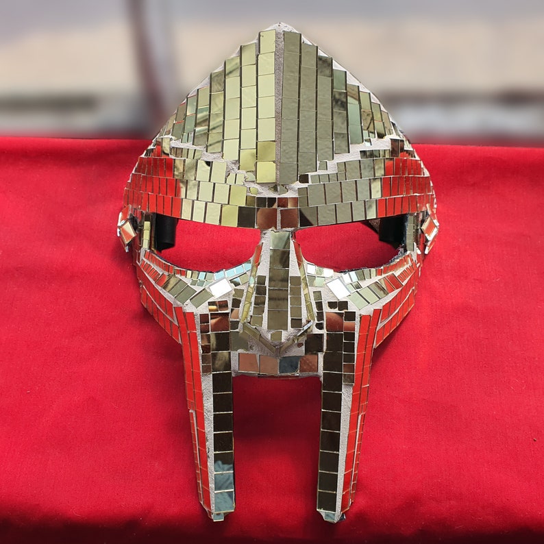 Disco Doom MF Doom / Gladiator Mask Silver Gold or Rose - Etsy