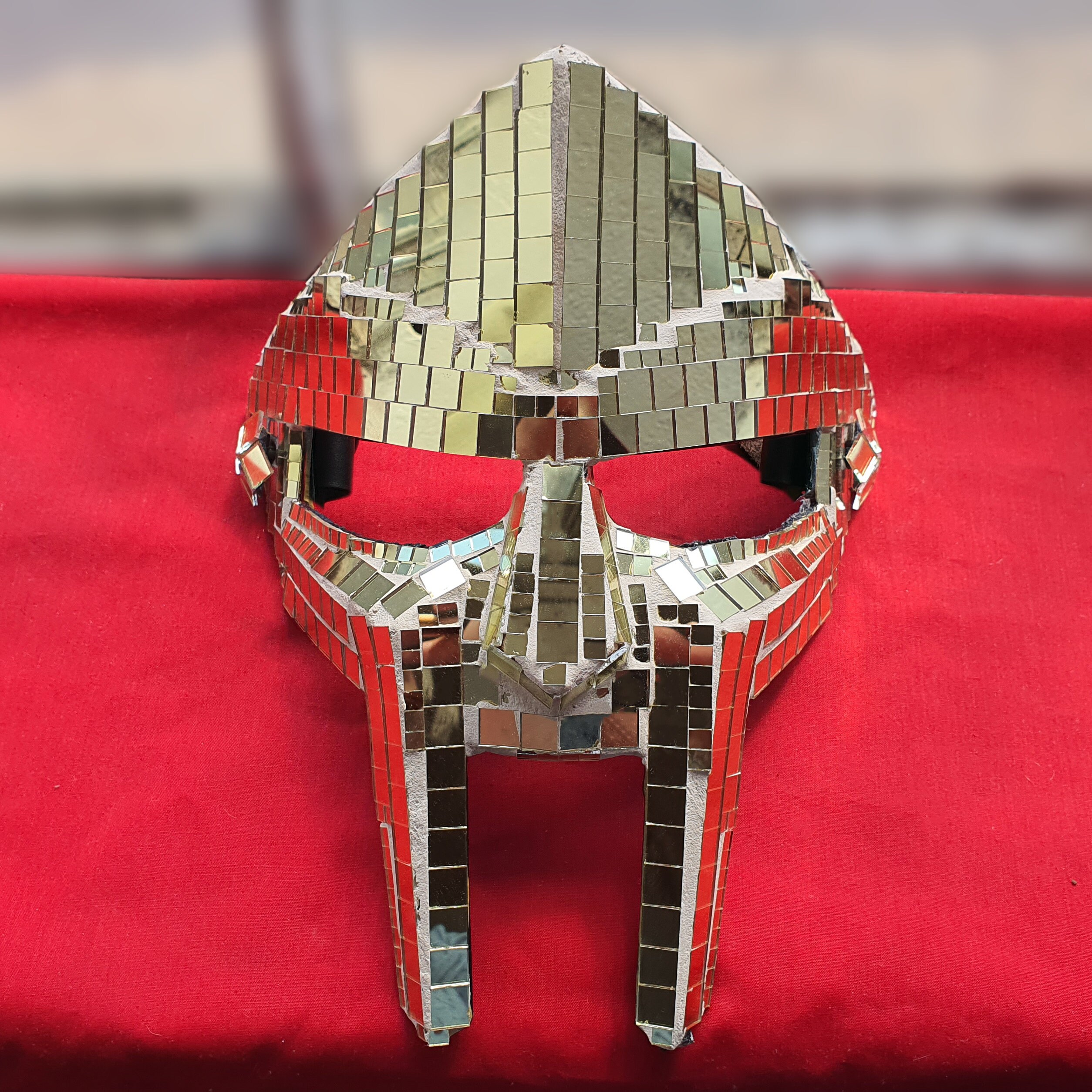 Disco Doom MF Doom / Gladiator Mask Silver Gold or Rose - Etsy