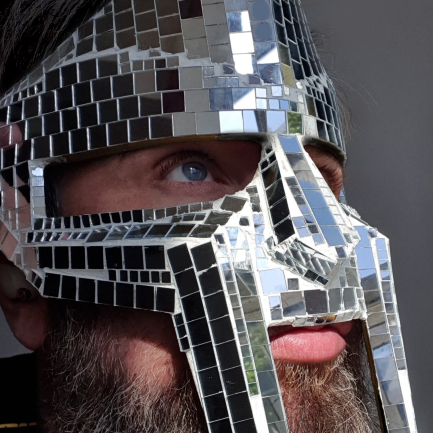 Disco Doom MF Doom / Gladiator Mask Silver Gold or Rose - Etsy