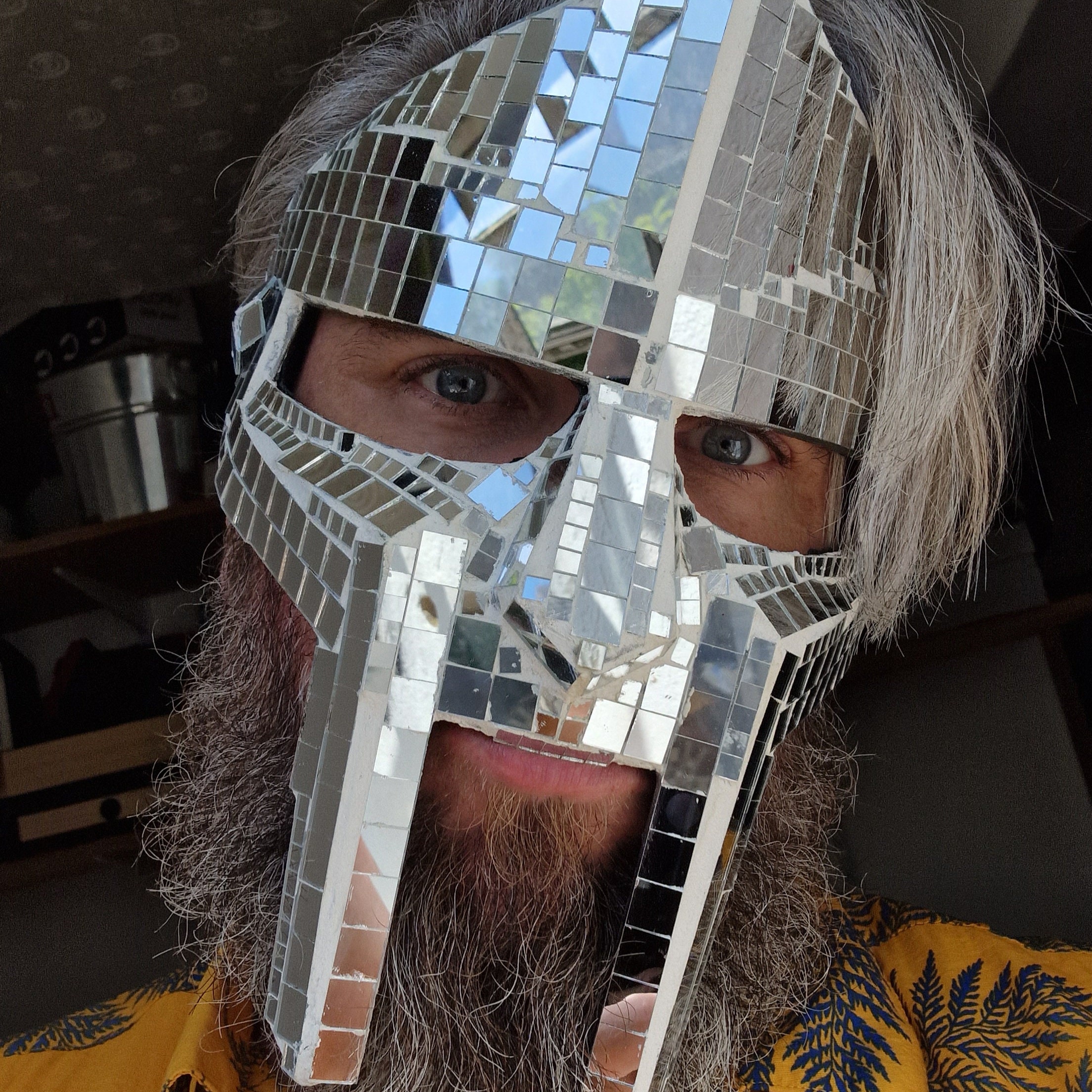 Disco Doom - MF Doom / Gladiator Mask - Silver, Gold or Rose Gold - Etsy UK