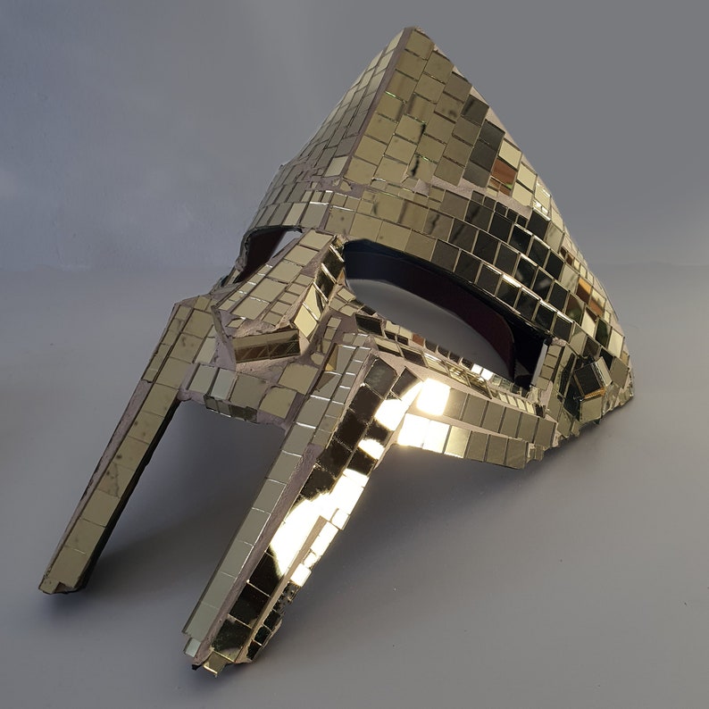 Disco Doom MF Doom / Gladiator Mask Silver Gold or Rose - Etsy