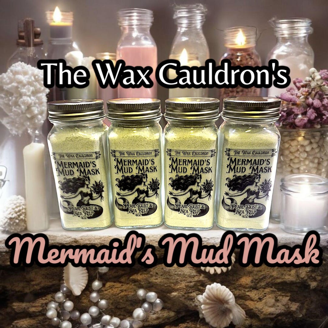 Mermaid's Mud Mask With Real Pearl Powder and Sea Kelp - Etsy