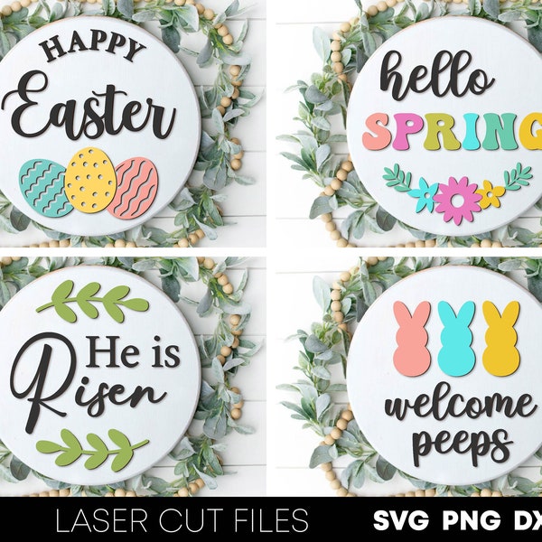 Easter Door Hanger Template - Etsy