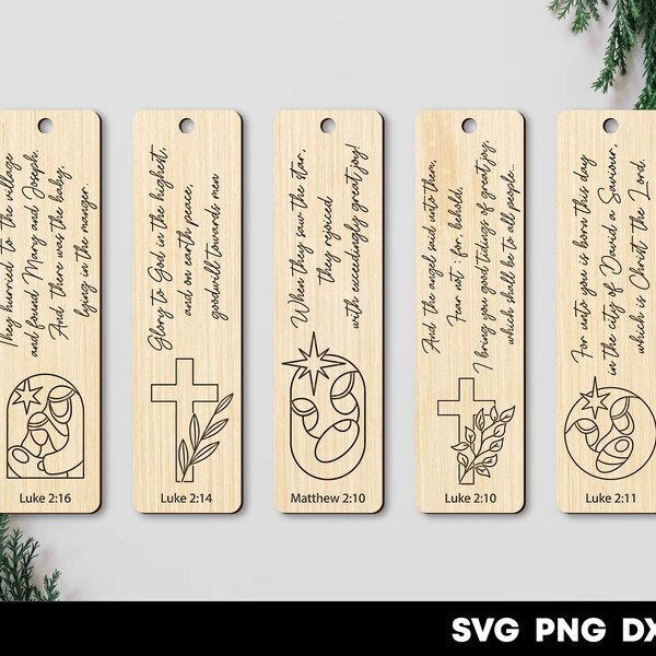 Nativity Bookmark - Etsy