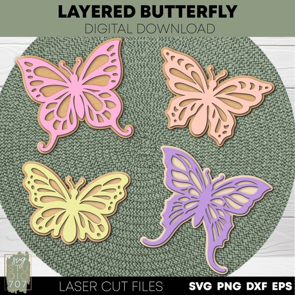 Butterfly Svg - Etsy