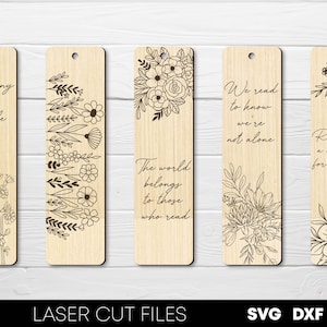 Wood Bookmark - Etsy