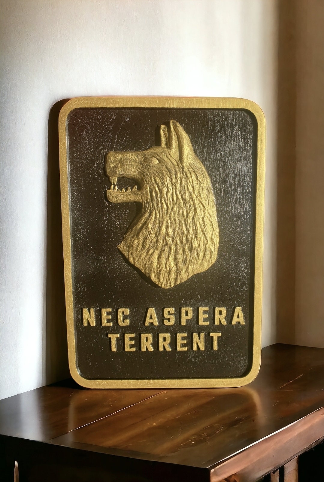 1-27th Infantry Regiment Unit Crest Carved Out in Wood Painted ...