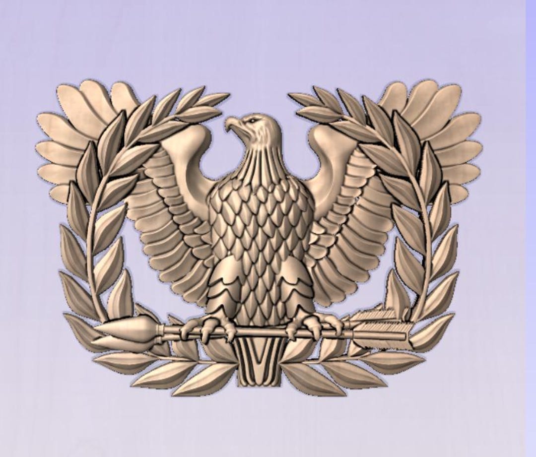 Chief Warrant Officer Eagle With No Rank Digital File STL - Etsy