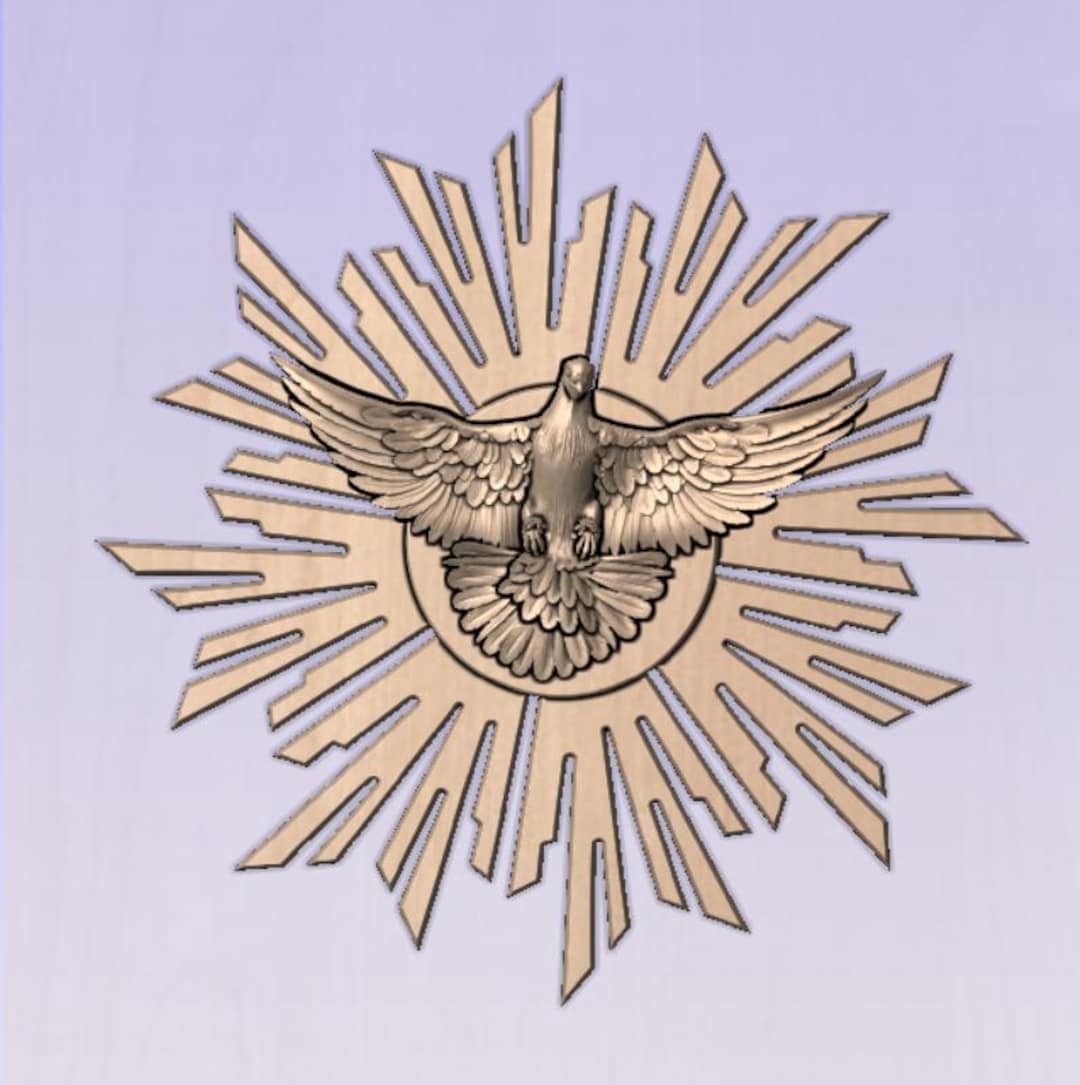 Holy Spirit Dovetail STL Digital File - Etsy