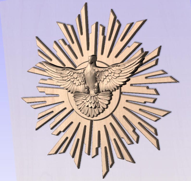Holy Spirit Dovetail STL Digital File - Etsy