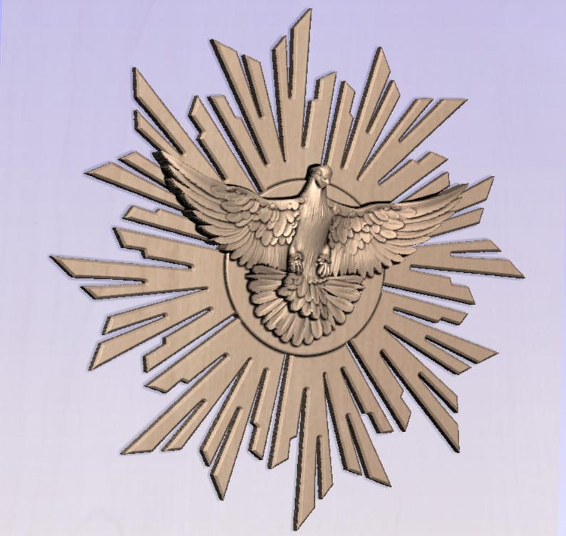 Holy Spirit Dovetail STL Digital File - Etsy