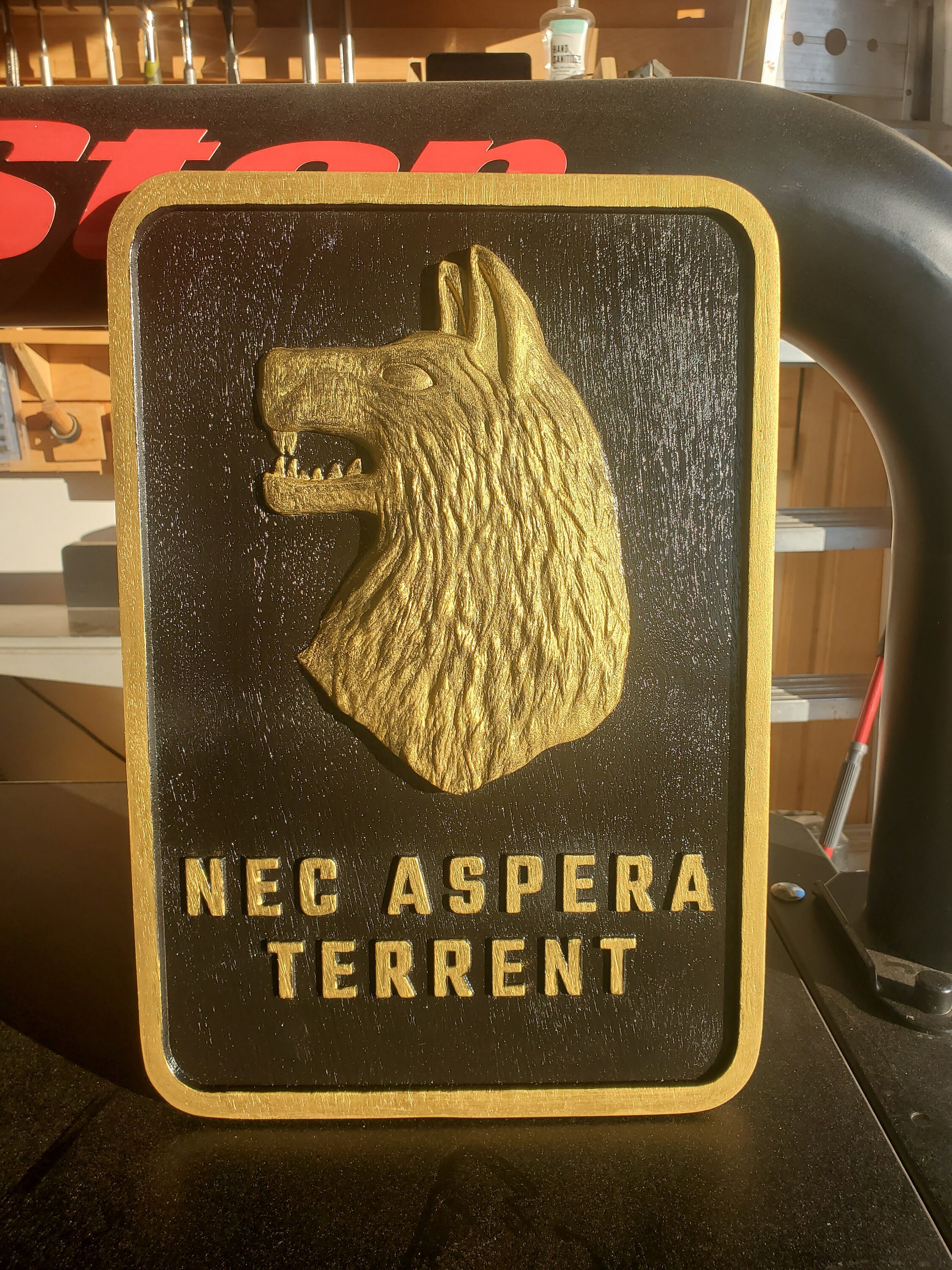 1-27th Infantry Regiment Unit Crest Carved Out in Wood Painted ...