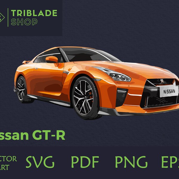 Nissan Gtr Svg - Etsy