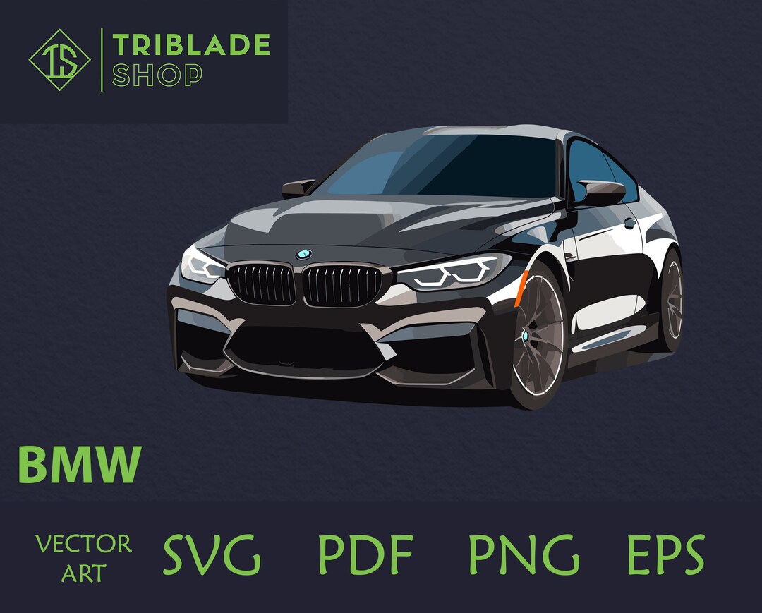 Sport Car Svg BMW Svg PDF PNG Eps Prints Clipart Svg - Etsy UK