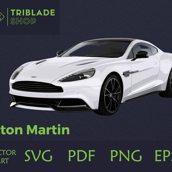 Aston Martin Logo Sticker - Etsy