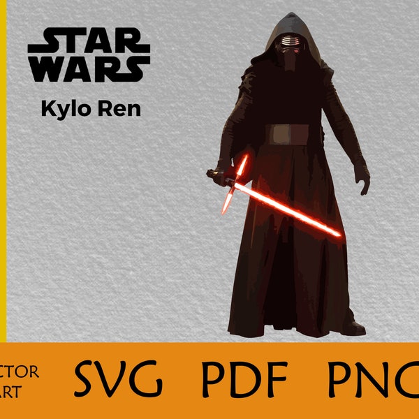 Kylo Ren Svg - Etsy Australia