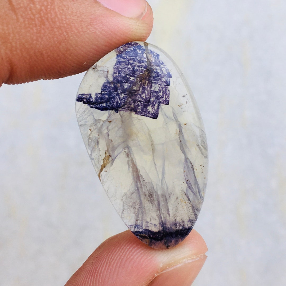 Blue John Cabochon | Natural Blue John Cab | Blue John Gemstone | Blue ...