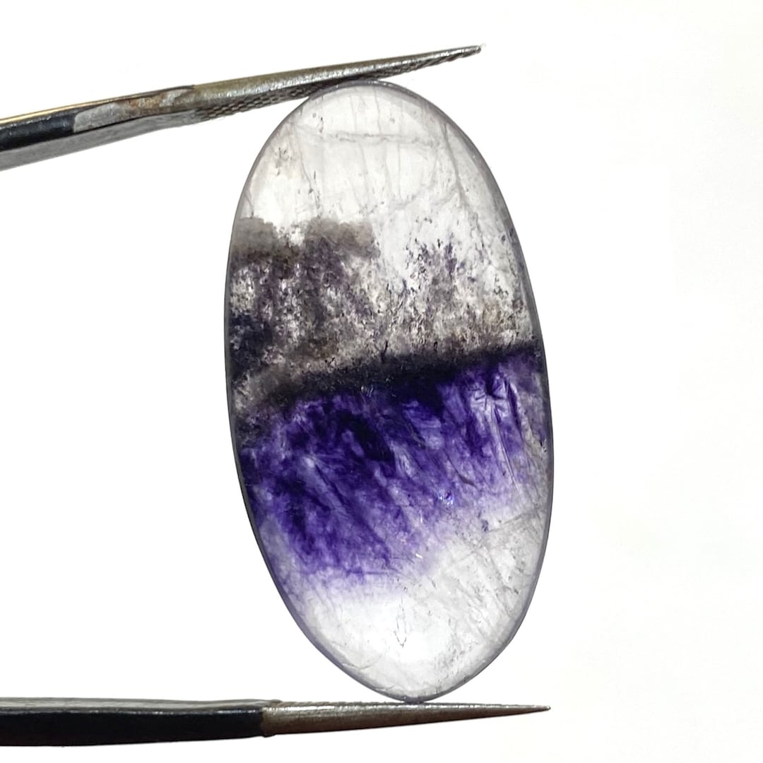 Blue John Cabochon | Natural Blue John Cab | Blue John Gemstone | Blue ...