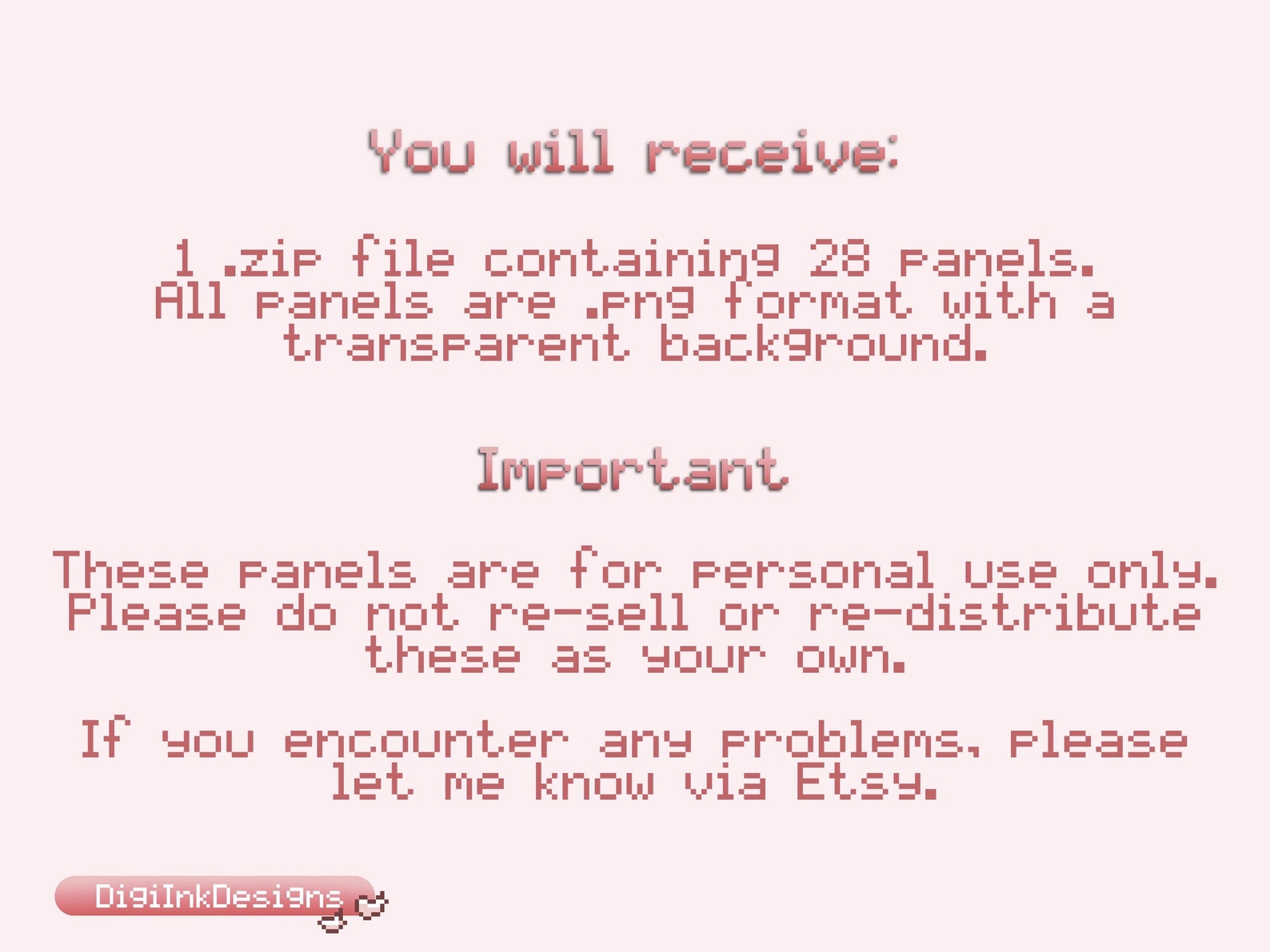 28 Pixel Sakura Panels | Twitch Panels | Pixel Art | Stream Panels ...