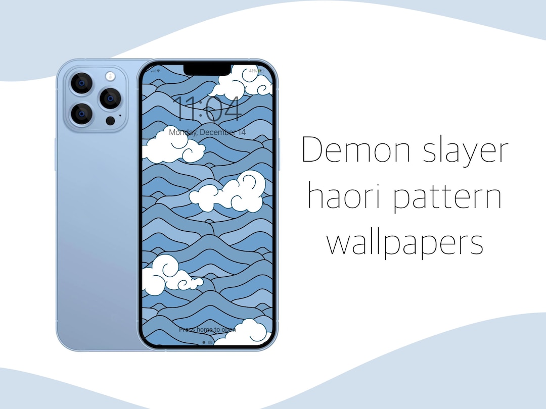 Demon Characters Haori Pattern Phone/ipad Wallpaper | Kimestu No Yaiba ...