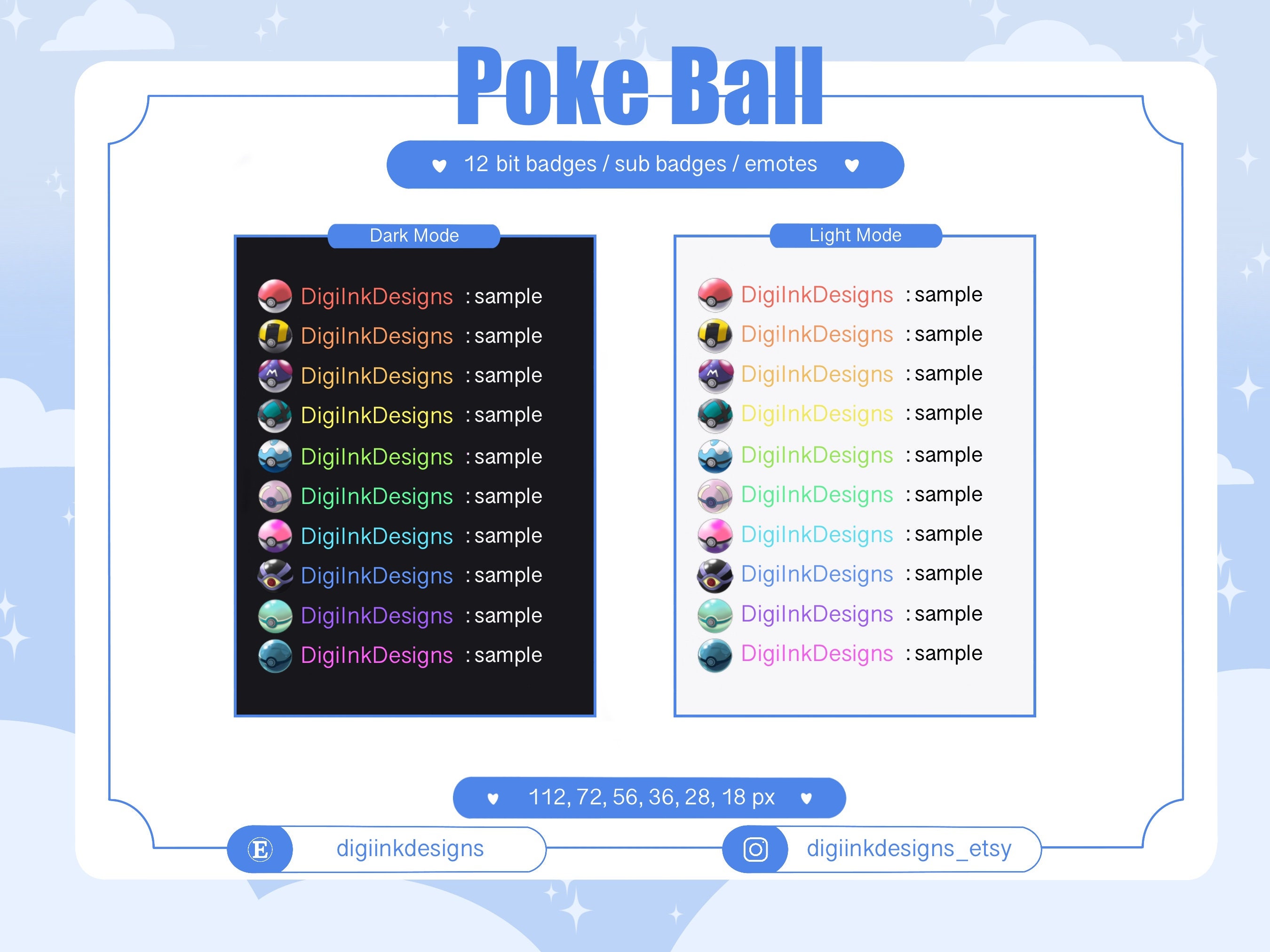 Poke Ball Twitch Badges Poke Ball Badges Bit Badges Sub Badges Emotes ...