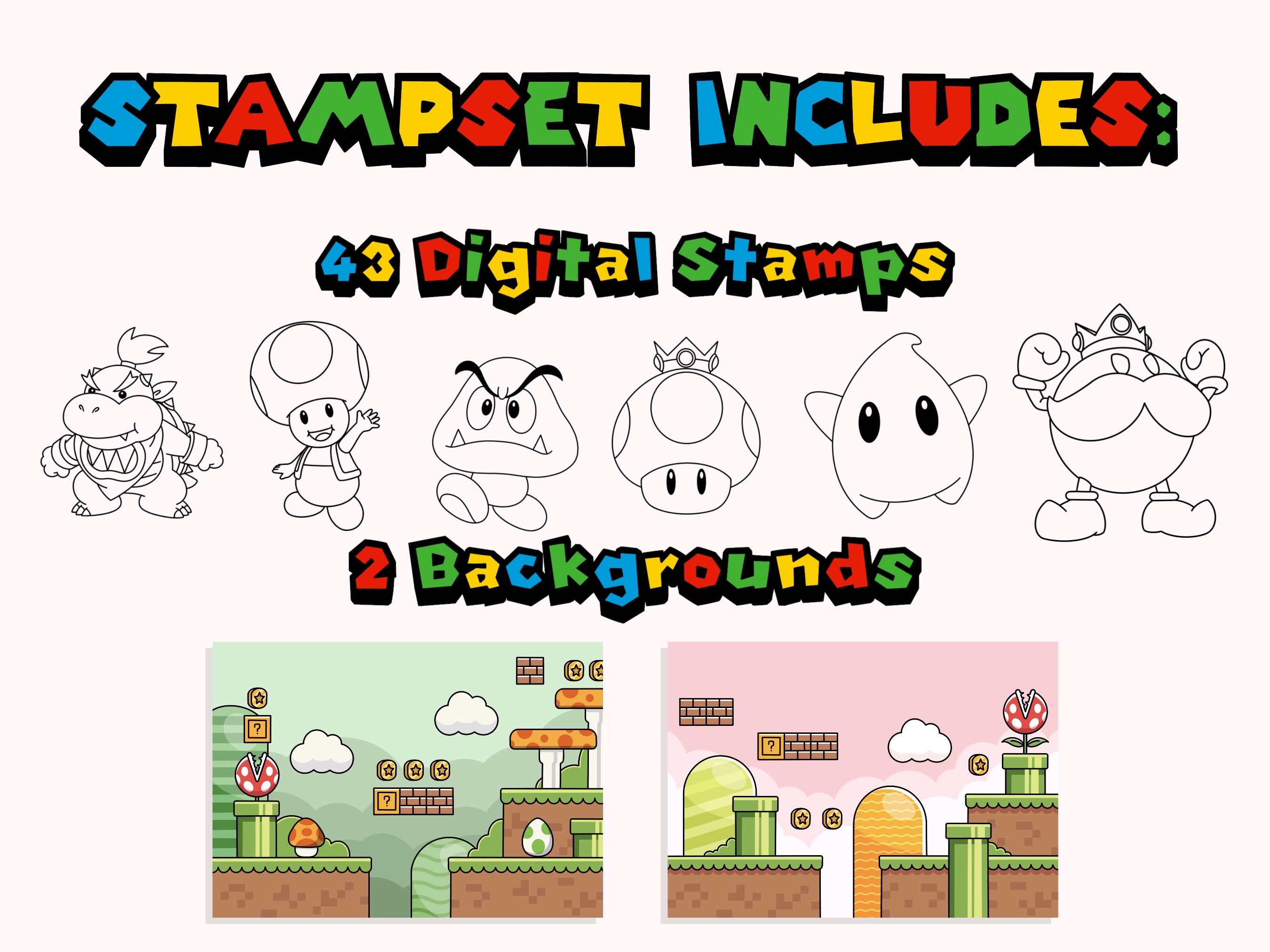 Video Game Characters Procreate Stamps | Volume 1 | Digital Stamps ...