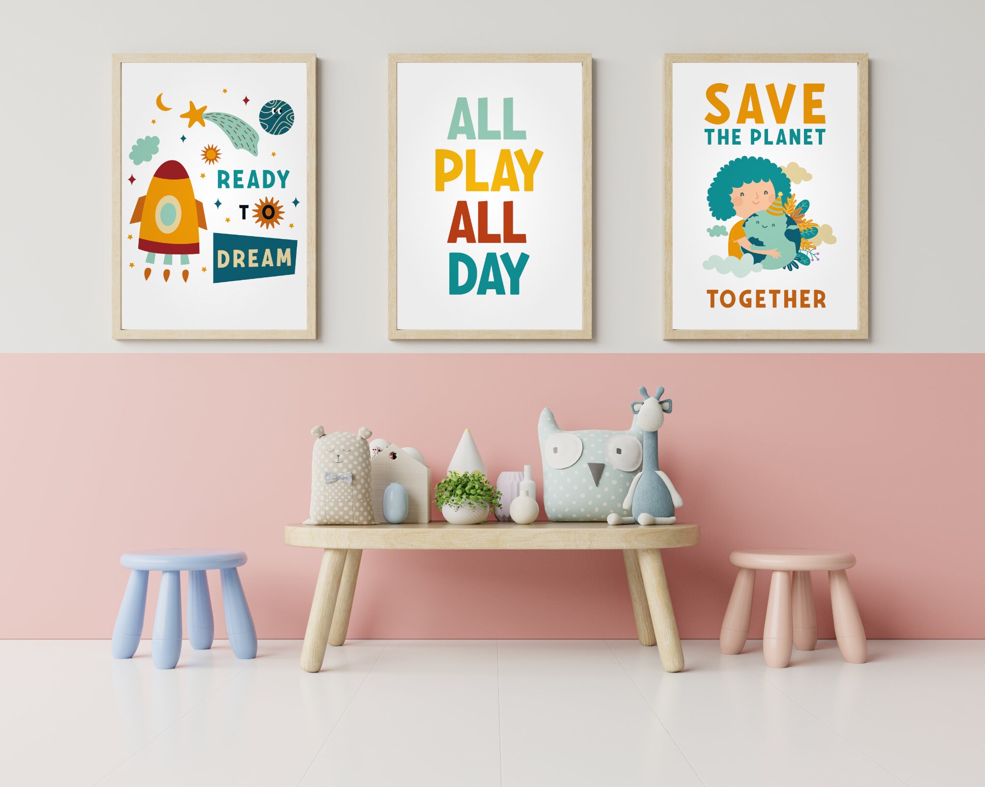 Educational Poster Set of 20 Printable Posters for Children's ...