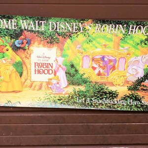 Walt Disneys Robin Hood Promo Poster. Super Rare Find. - Etsy