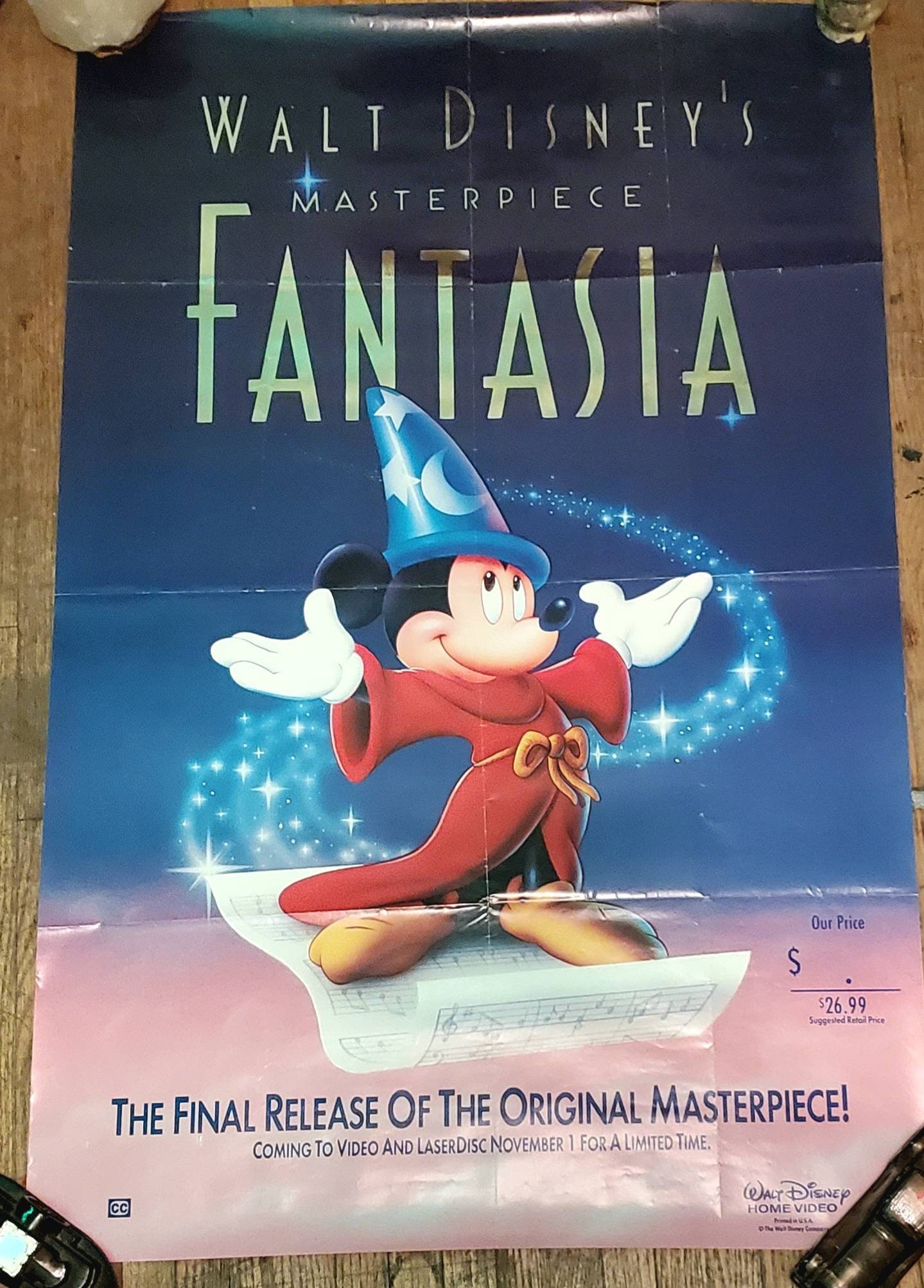 Rare Find Walt Disneys Fantasia Poster. - Etsy