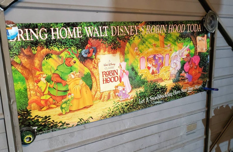 Walt Disneys Robin Hood Promo Poster. Super Rare Find. - Etsy