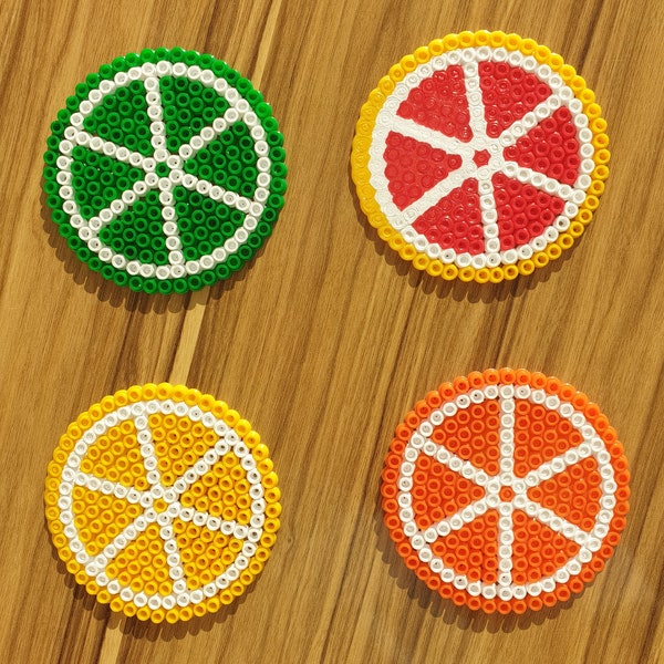Fruit Hama Beads - Etsy UK