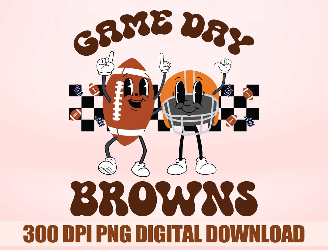 Game Day Browns Png Game Day Png Retro Game Day Png - Etsy