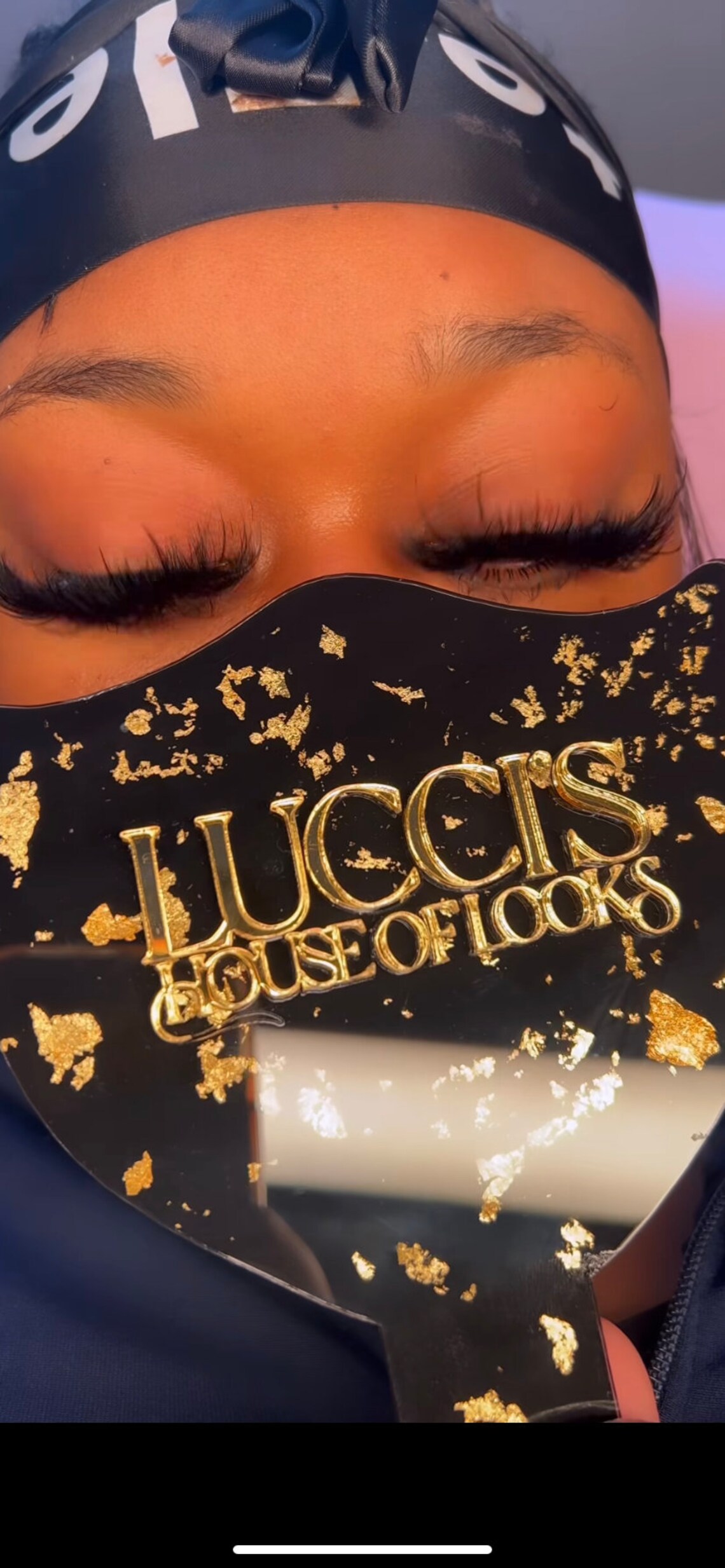 Personalized Eyelash Tech Prop Handheld Mirror Social Media Prop Lash ...