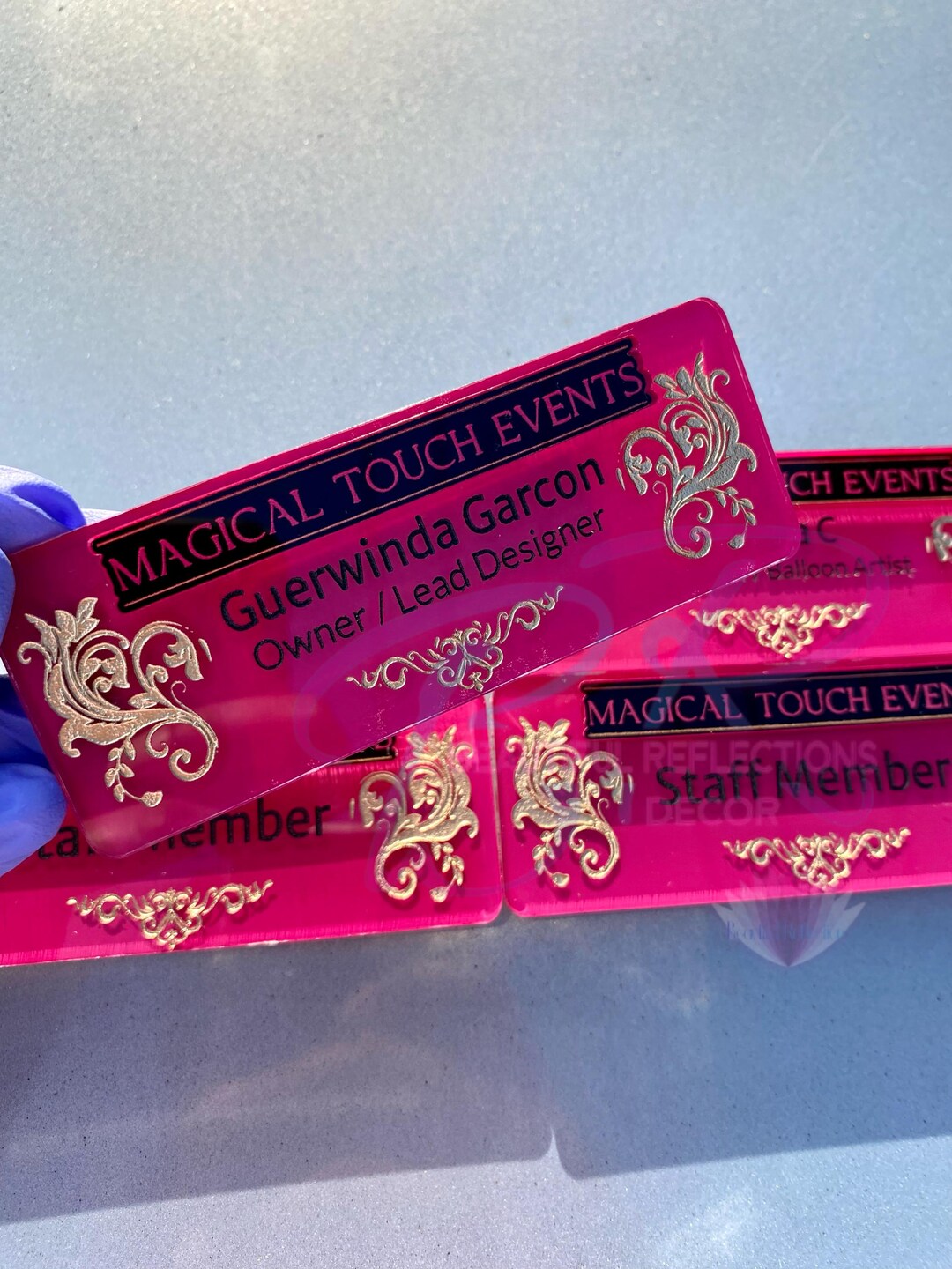 Custom Branded-3d Professional Name Tags Custom Name Tag-custom Name ...