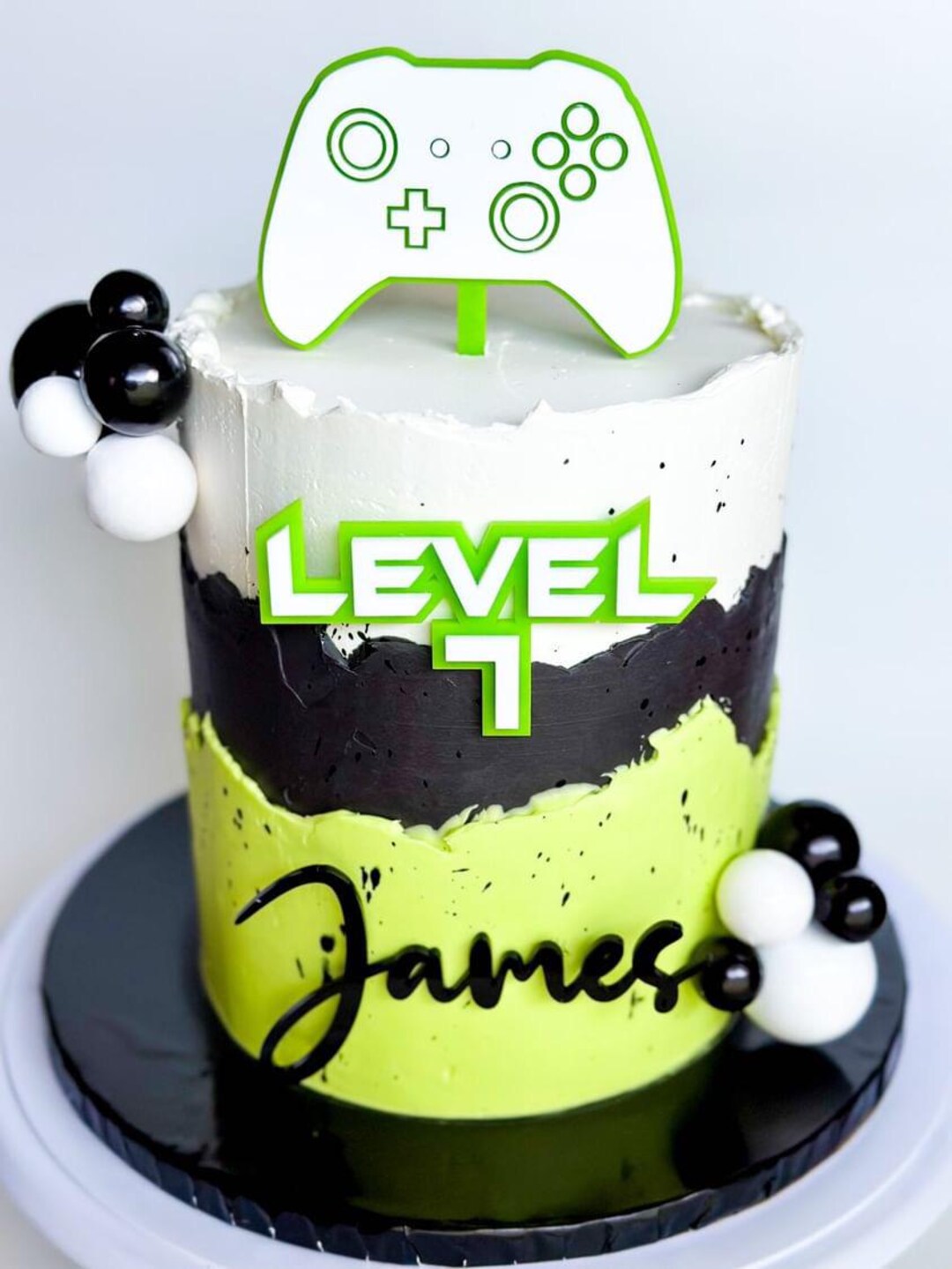 Gamer Cake Topper / Personalized Gaming Birthday Topper / Game ...