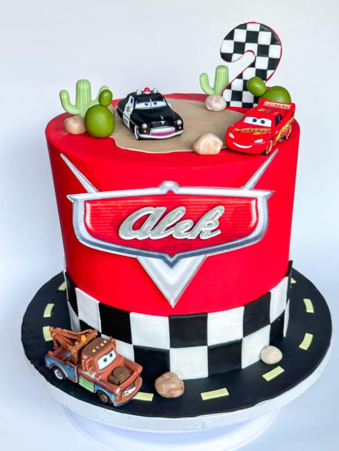 Cars Cake Topper | Custom Cake Topper | ANY NAME Cake Topper | Cars ...