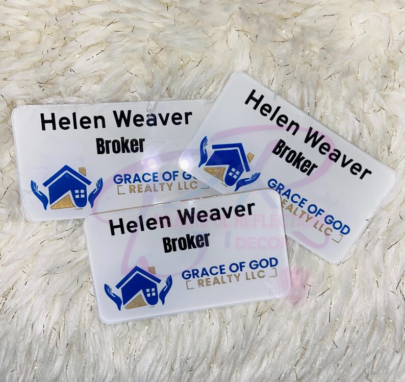 Custom Branded-3d Professional Name Tags Custom Name Tag-custom Name ...