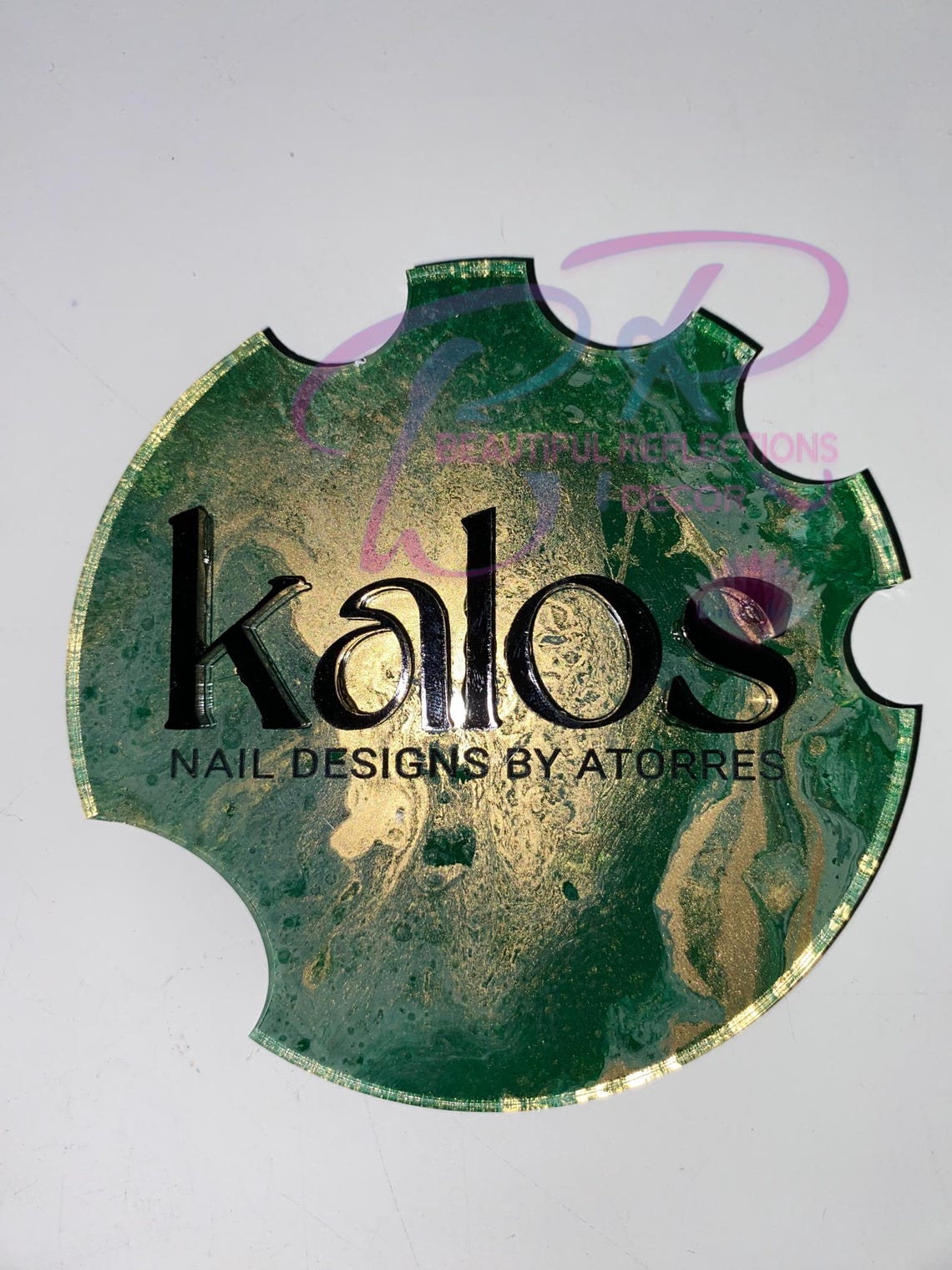 3D Acrylic Nailfie Photo Prop Nail Tech Gifts Acrylic Nailfie Disc Prop ...