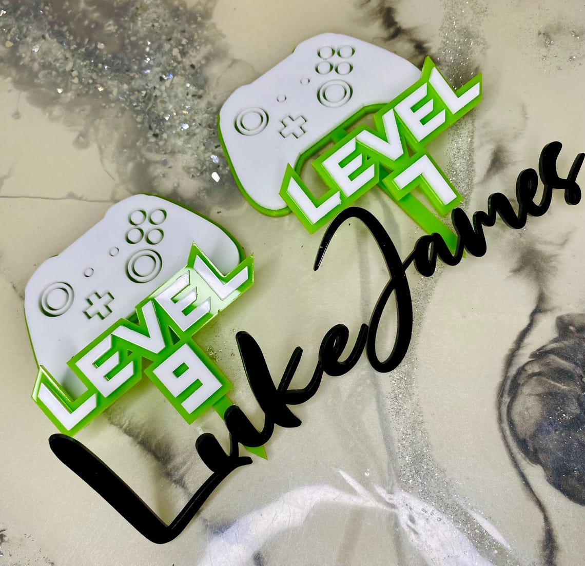 Gamer Cake Topper / Personalized Gaming Birthday Topper / Game ...