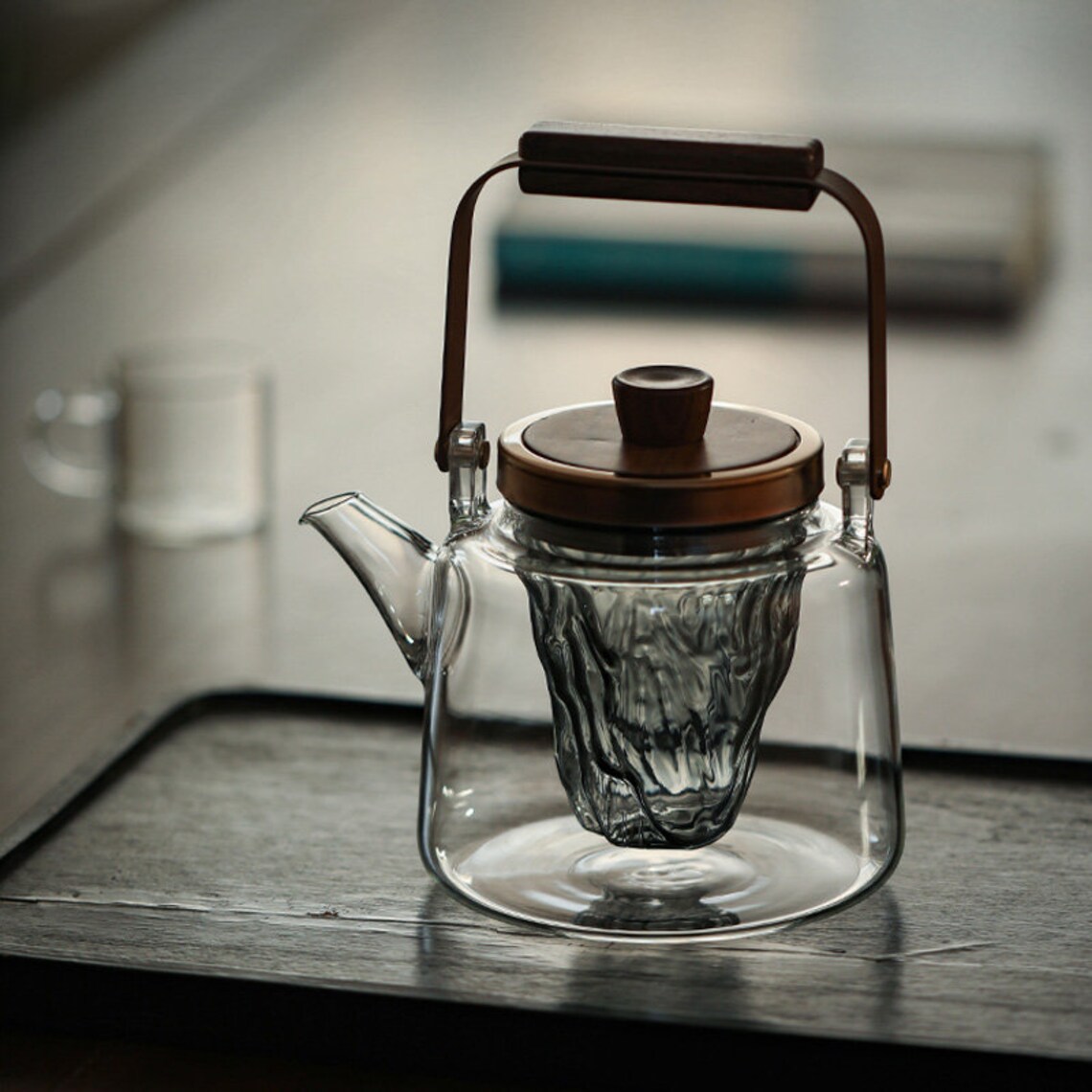 Glass Boiling Tea Pothigh Temperature Resistant Steaming - Etsy