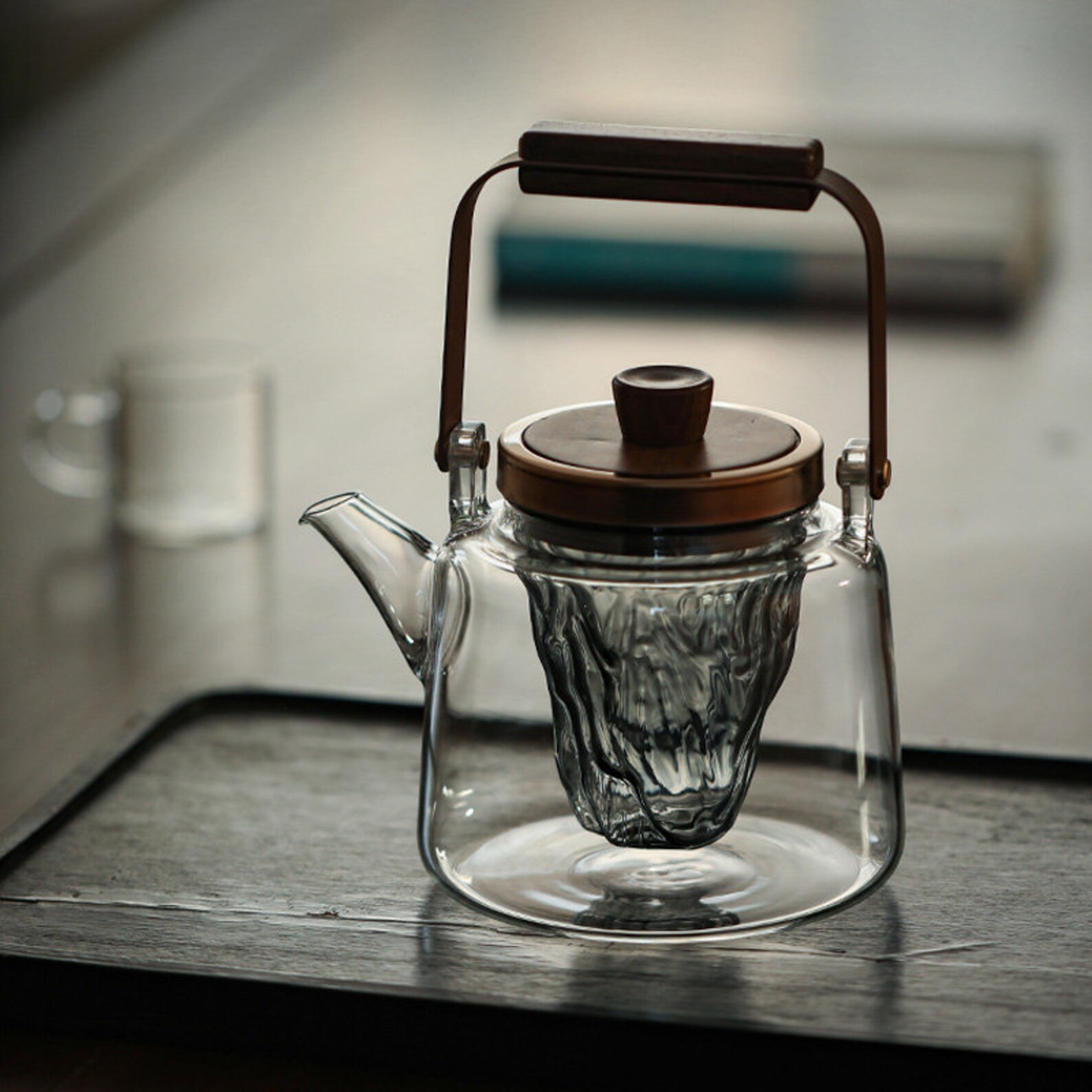 Glass Boiling Tea Pothigh Temperature Resistant Steaming - Etsy