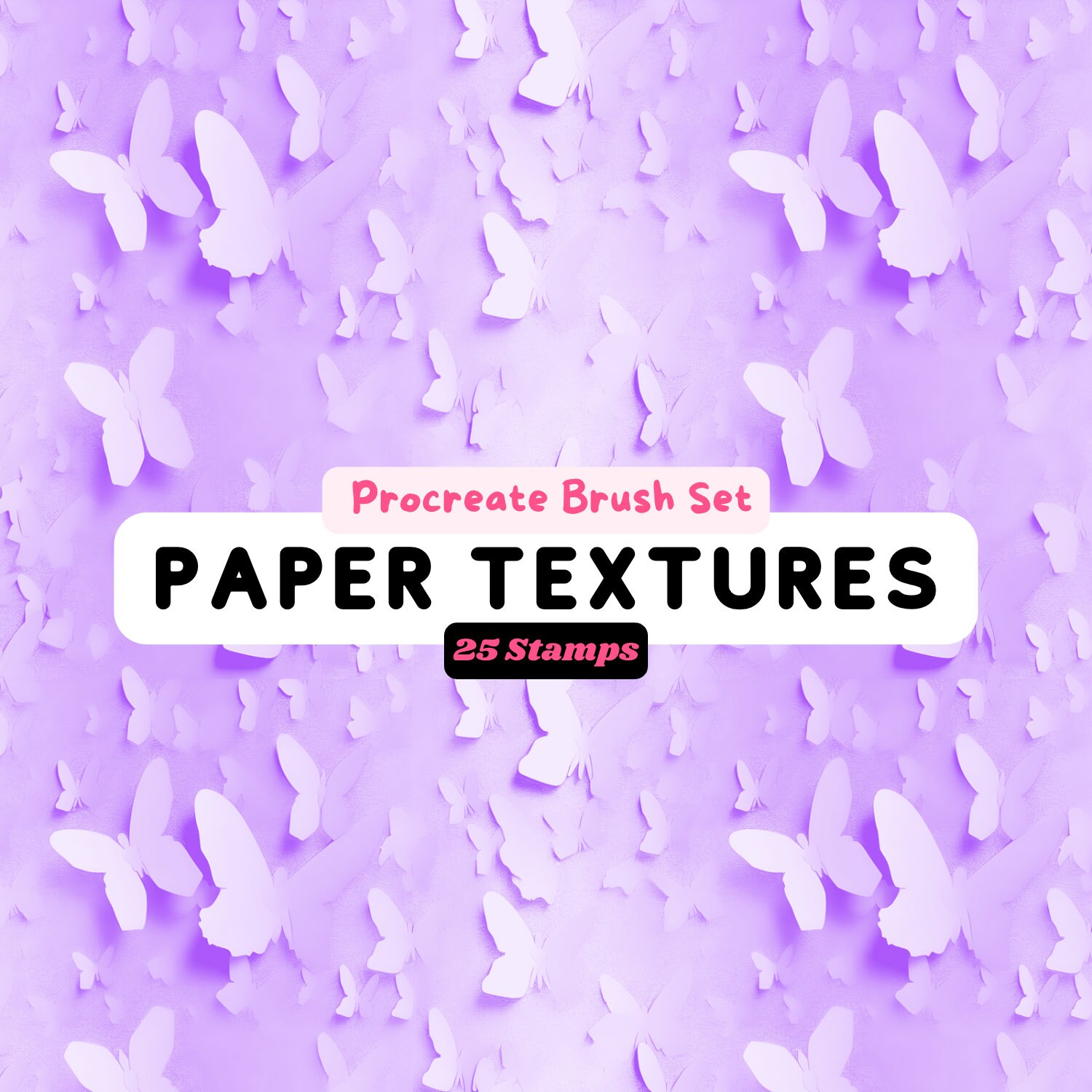 Seamless Procreate Brushes Background Paper Textures Cutouts Planner ...