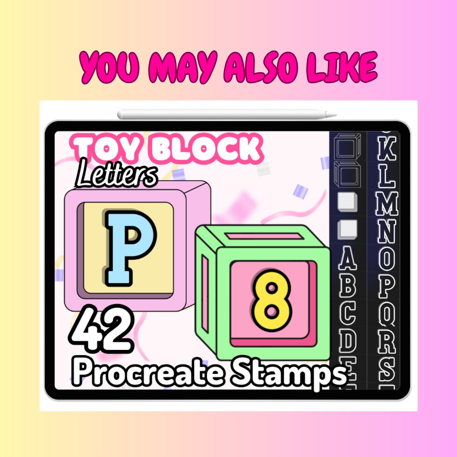 Procreate Confetti Party Streamers Stamps Partycore Sprinkles Ribbons ...