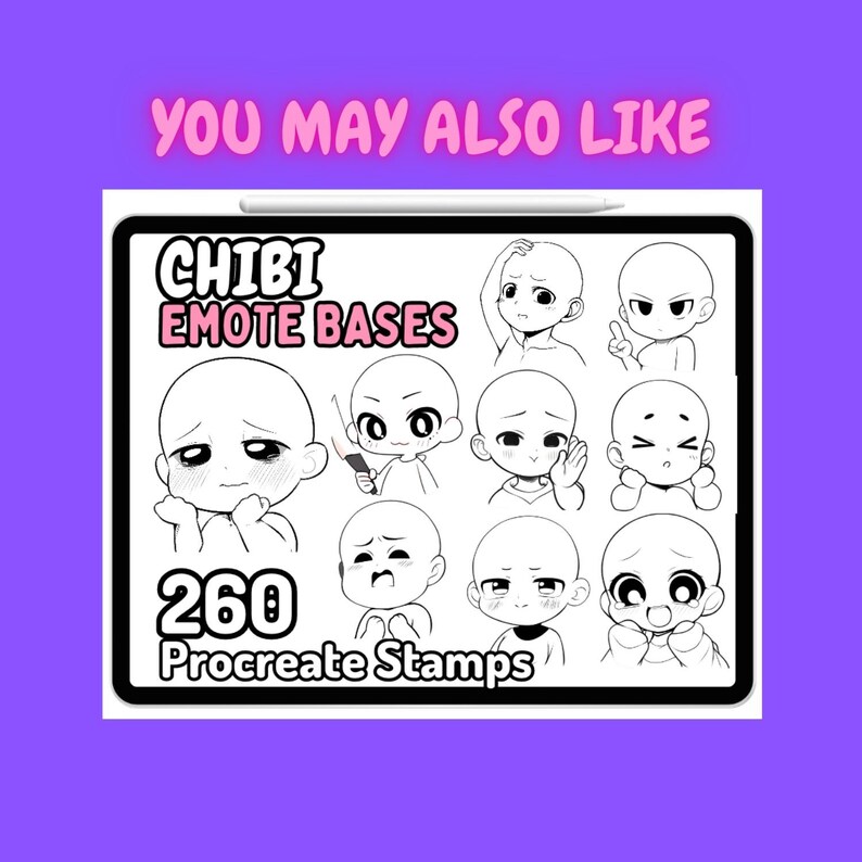 Procreate Emote Deco Decoration Base Twitch Discord Badges Words Symbol ...