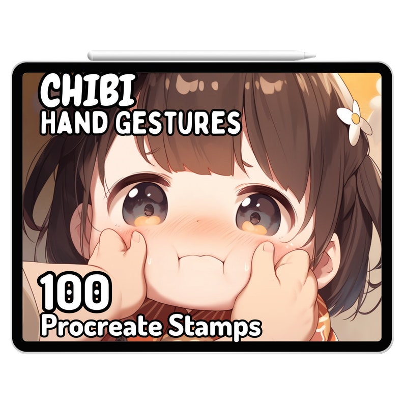 Procreate Chibi Hand Gestures Fingers Kawaii Character Drawing Guide ...