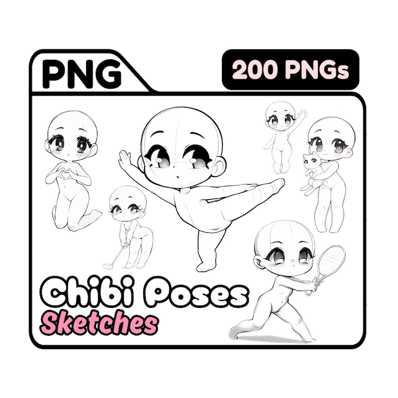 Chibi Body Base - Etsy