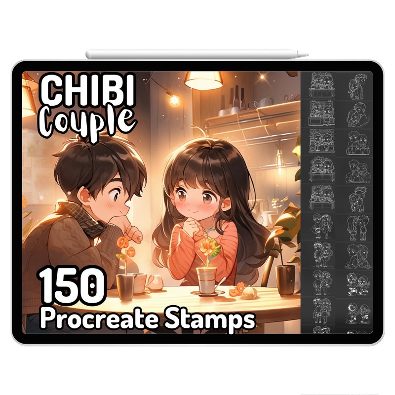Procreate Chibi Stamps - Etsy