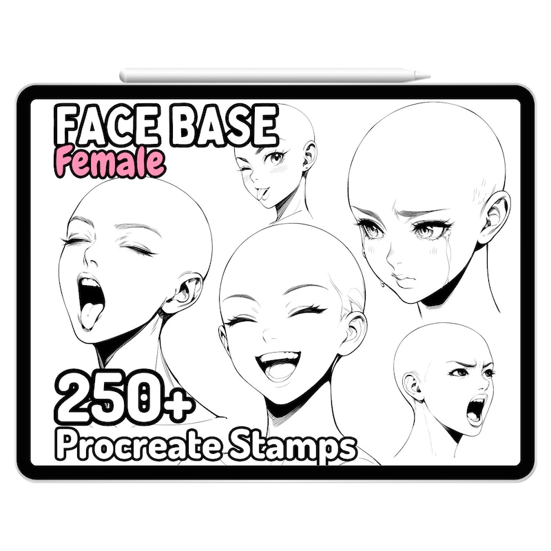 Female Anime Base - Etsy