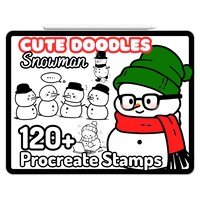 Procreate Stamp Christmas Tree Watercolor Procreate Stylish Holiday ...